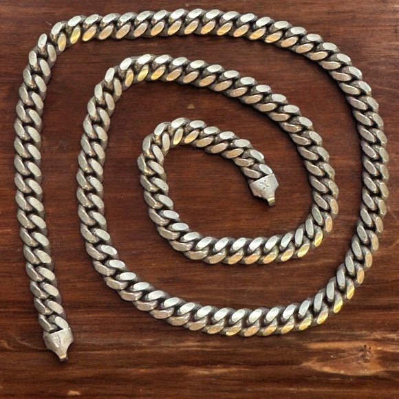 JAXXON | Accessories | Jaxxon Heavy Mens Flat Chain Necklace Sterling ...